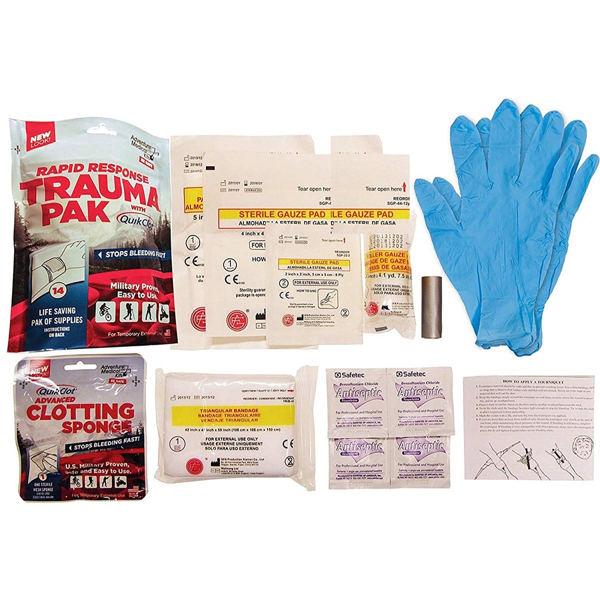 Rapid Response Trauma Pak with QuikClot by Adventure Medical Kits ...