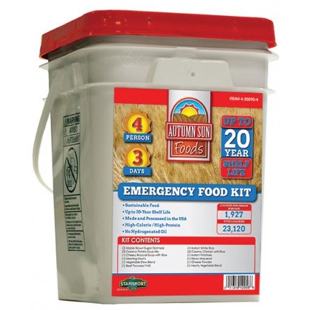 Autumn Sun 3 Person 4 Day Emergency Food Kit 4-20290-4 – Best Glide ASE