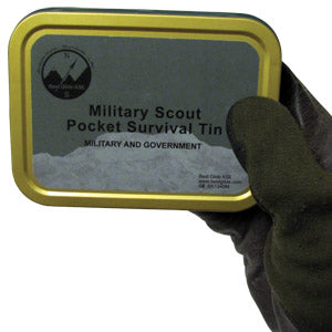 Military Scout Pocket Tin Survival Kit | Best Glide ASE