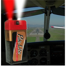 Pak Lite Pilot 9v LED Flashlight – Best Glide ASE