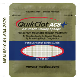 Advanced Clotting Sponge - QuikClot ACS+ – Best Glide ASE